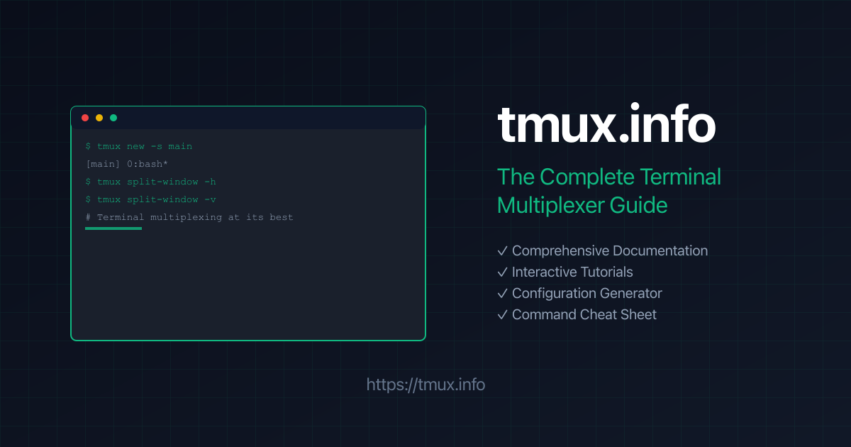tmux Tutorial - Master Terminal Multiplexing | Complete Guide & Commands